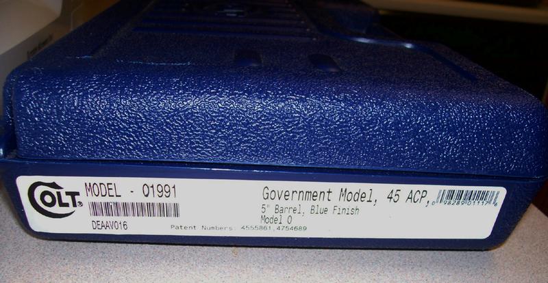 Colt 1911 .45 Dea Aviation Division 35th Anniv. For Sale at GunAuction ...