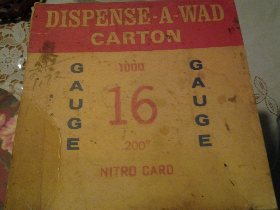Vintage Alcan 16ga. .200" Nitro Cards Wads 1000 For Sale at GunAuction ...
