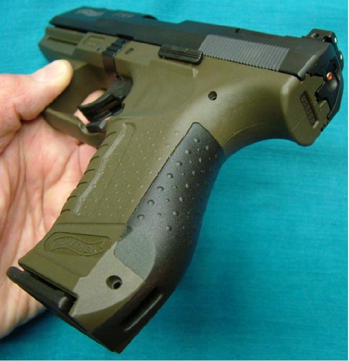 Walther P99 9mm Olive Frame With (2) Mags Minty No Reserve Or Minimum ...
