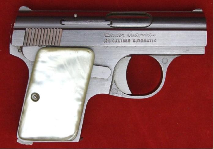 Bauer Firearms Automatic .25 Box, Man & Pouch Stainless (Fn Baby ...