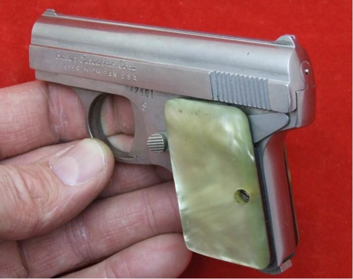 Bauer Firearms Automatic .25 Box, Man & Pouch Stainless (Fn Baby ...