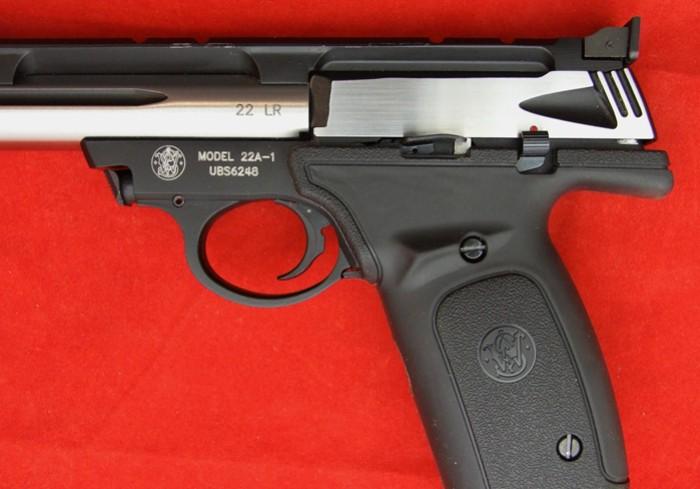 Smith & Wesson S&W 22a-1 .22lr Fluted Polished Stainless 7` Bull W/Box ...