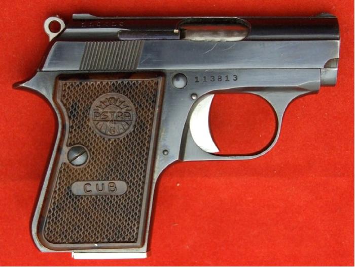 Astra Cub .22 Short W/(2) Mags (Similar To A Colt Junior) Box & Manual ...