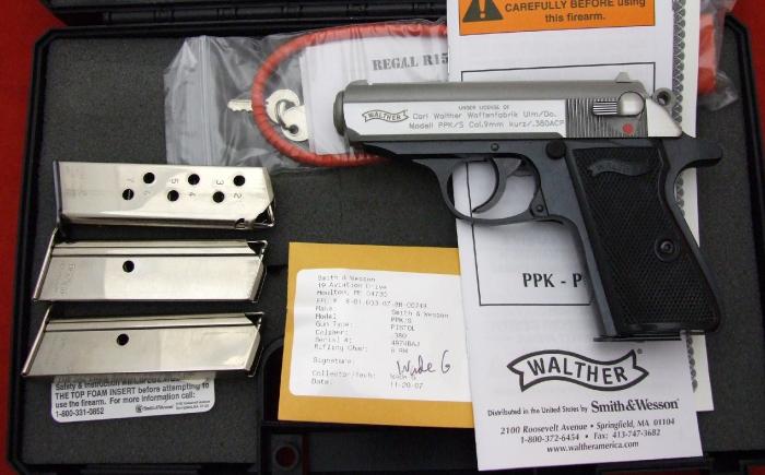 Walther Ppk/S-1 Two Tone .380 (4) Mags & Box - Buyitnow Gets Free Ship ...