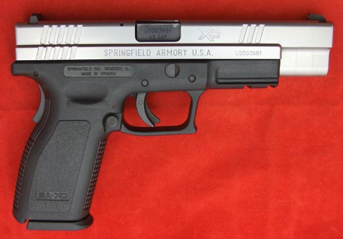 Springfield Armory Xd-45 Le Tactical .45 Gap Stainless W/Box & (2) Mags ...