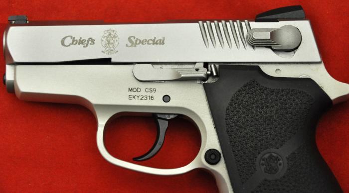 Smith & Wesson S&W Cs9 9mm Chiefs Special W/Box & (2) Mags Stainless ...