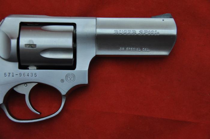 Ruger Sp101 .38 Spec Stainless 3 Inch -Buyitnow Gets Free Ship Ca Ok ...