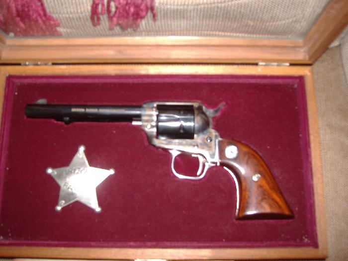 Colt Arizona Rangers Peacemaker 22 In Case W/Badge For Sale at ...