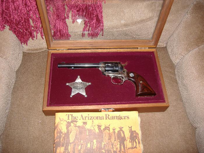 Colt Arizona Rangers Peacemaker 22 In Case W/Badge For Sale at ...