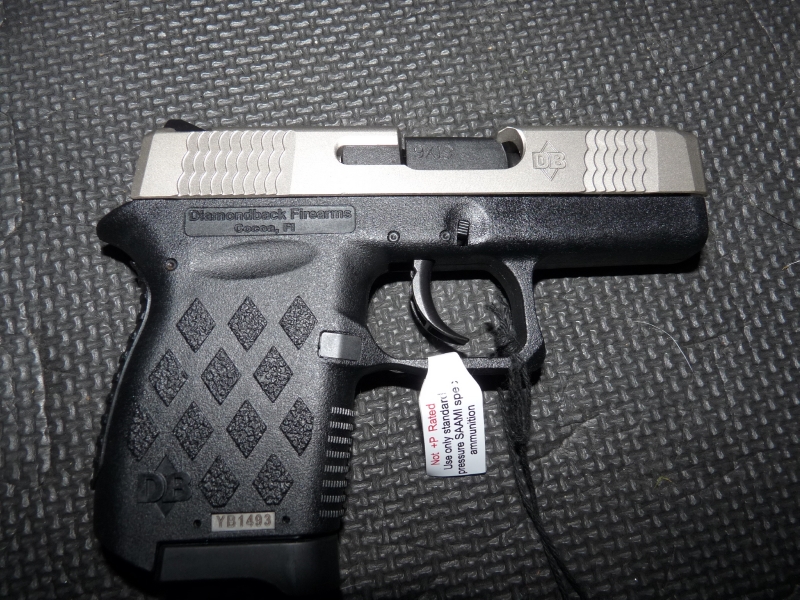 DIAMONDBACK DB9 9MM PISTOL - DB9 SUB COMPACT AND SMLLEST 9MM POCKET GUN ...