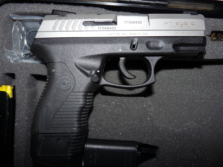 Taurus Pt 809 Compact 9mm 1-12rnd Mag 1-17rnd Mag For Sale at ...
