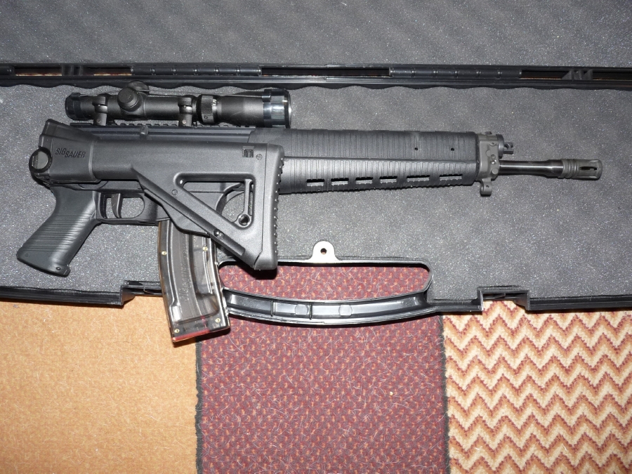 Sig Sauer Sig R522-16b-C-Scope-5x .22lr Sniper Adj. Stock For Sale at ...
