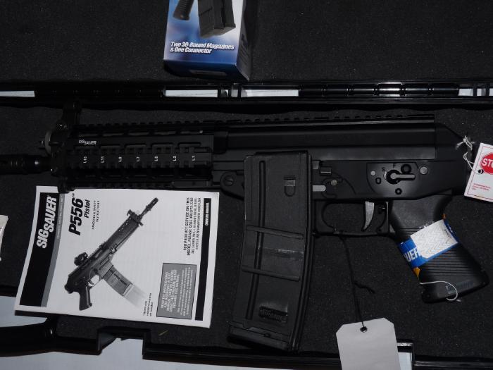 Reduced Price Sig P556 Swat Pistol Quad Rail/ Dbl Mag, Red Dot For Sale ...