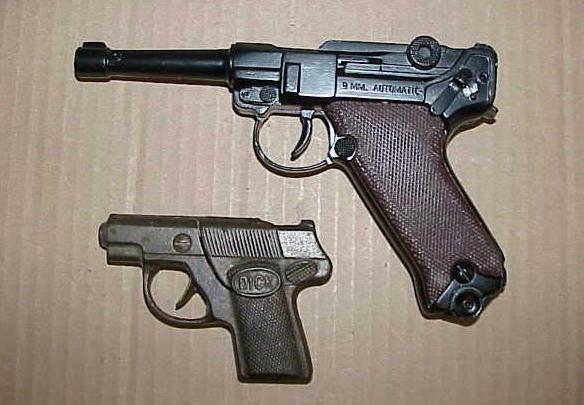German Luger Lone Star & Dick 25 Acp Roll Cap Guns For Sale at ...