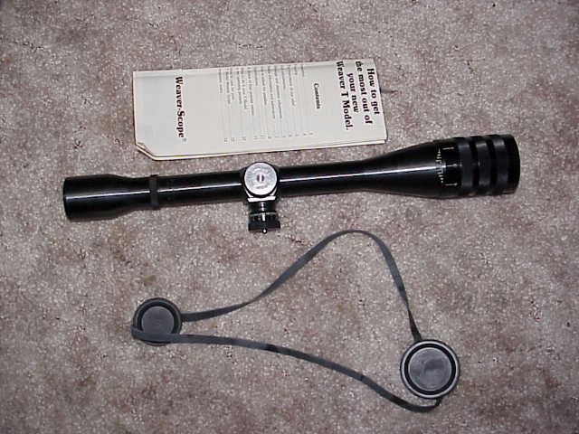 Weaver Model T-10 Scope With Manual & Lens Cover For Sale at GunAuction ...