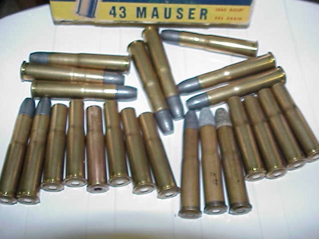 43 Mauser 71/84 Ammo 11.15x60mm Like New 52 Live For Sale at GunAuction ...