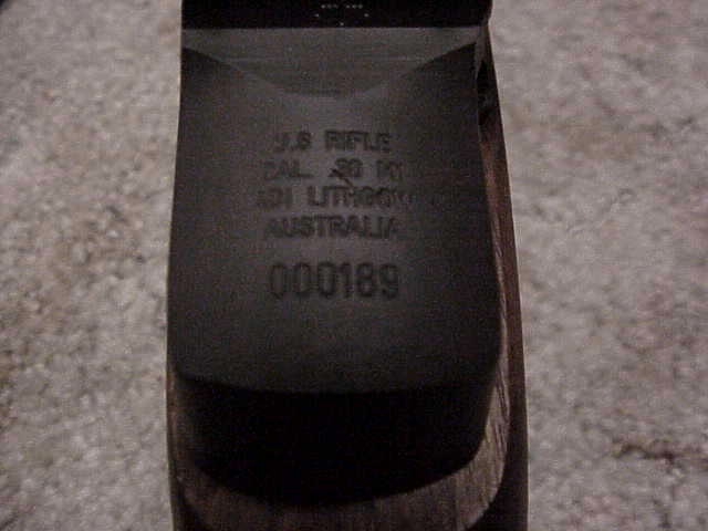 Australian Defense Ind. A.D.I. Lithgow M-1 Garand .308 Beretta Pattern ...