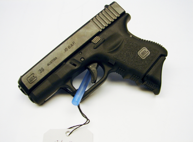 Glock 39 .45gap Subcompact With 2 Grip Extensions For Sale at ...