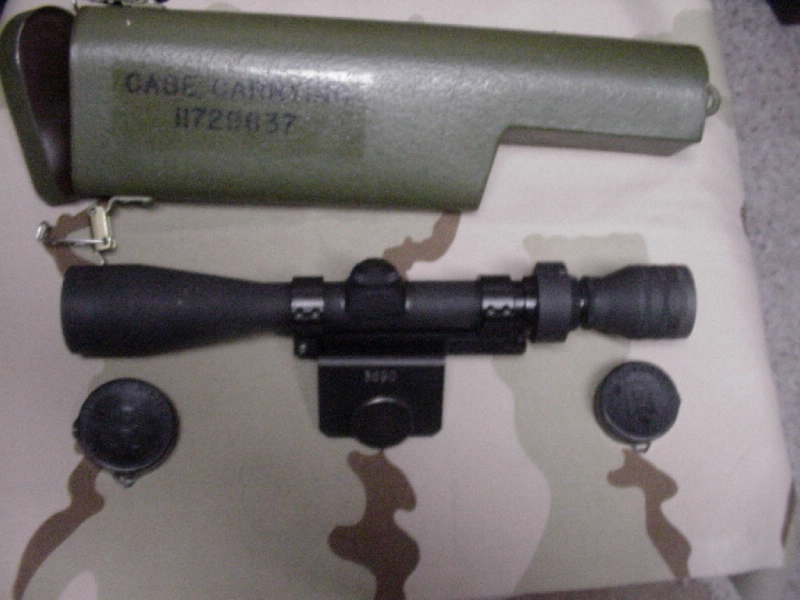 M14/M21 Sniper Scope With M14 Mount For Sale at GunAuction.com - 10340767