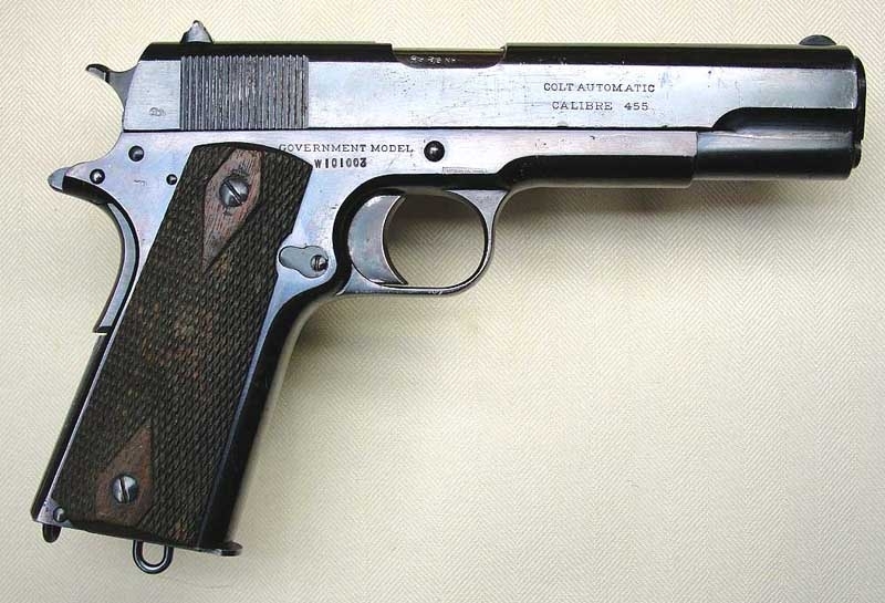 Colt 1911 455 Webley British Ww1 Investment Grade For Sale at ...