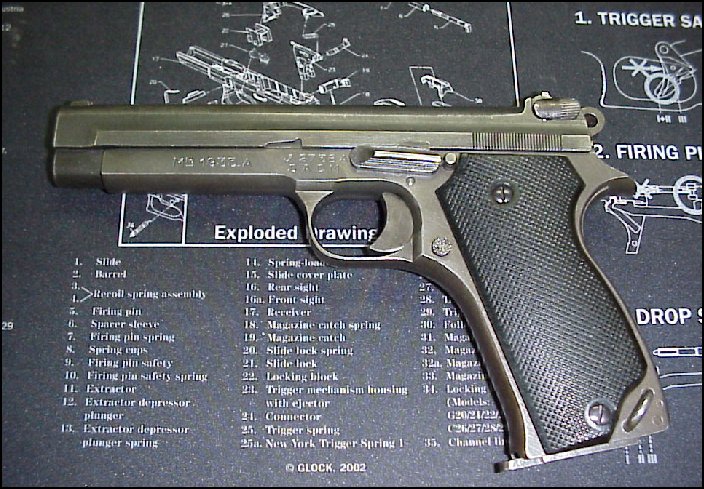 French 1935A , SACM mfg 1935A French pistol.