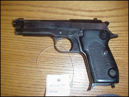 Helwan 9mm Pistol Egyptian mfg Helwan 9mm Pistol