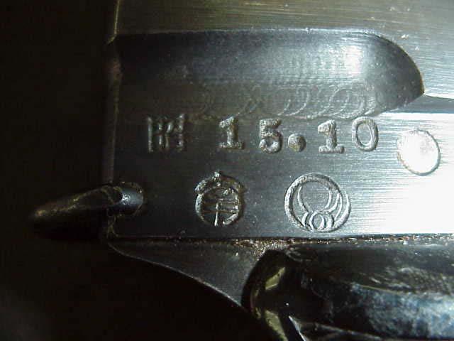 Jap Type 94. 15.10 Date Pistol Japanese Ww2 T94, 15.10 Date Pistol, 8mm ...