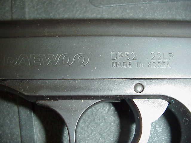 Daewoo Dp52, 22,Pp Copy Daewoo Dp52, Kimber Import,22 Auto Copy Of Pp ...