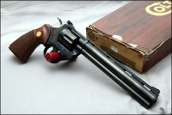 Colt Python Target .38 Special 8-inch Royal Blue