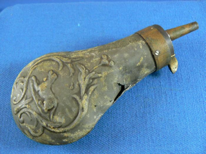 Small Powder Flask For Sale at GunAuction.com - 9499447