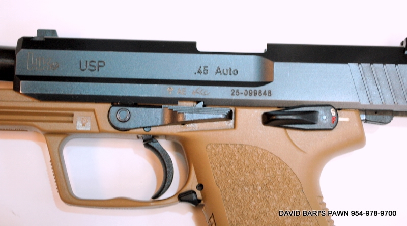 H&K Heckler & Koch Hk Usp 45 Standart Desert Tan For Sale at GunAuction ...
