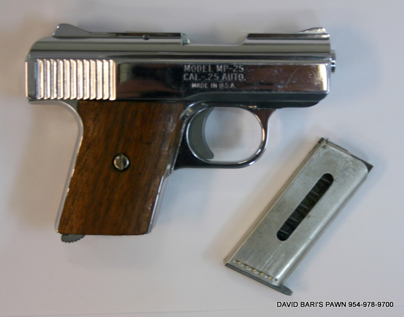 Raven Arms Semi Automatic Pistol Mp-25 25 Acp Chrome Finish C For Sale ...