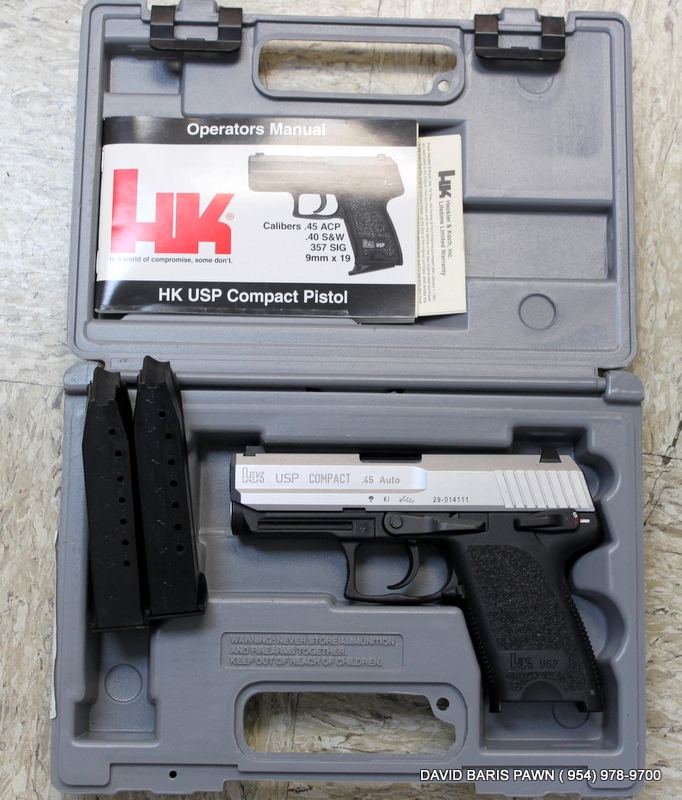 H&K Usp 45 Compact Da / Sa With Bobbed Hammer Ss For Sale at GunAuction ...