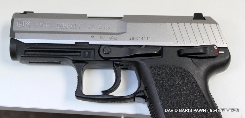 H&K Usp 45 Compact Da / Sa With Bobbed Hammer Ss For Sale at GunAuction ...