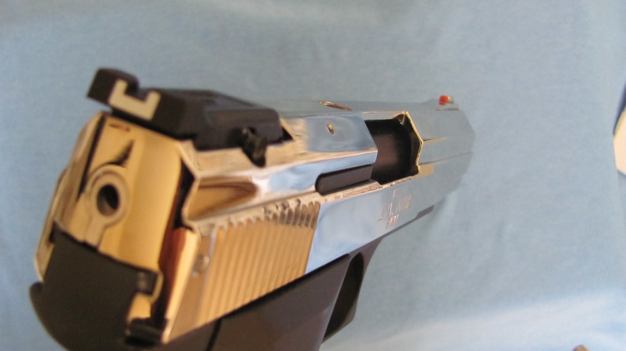 Jimenez Arms Ja Nine 9mm Chrome New For Sale at GunAuction.com - 12454271