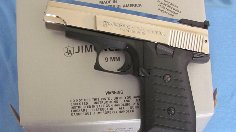 Jimenez Arms Ja Nine 9mm Chrome New For Sale at GunAuction.com - 12454271
