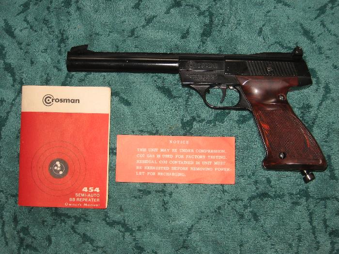 Crosman 454 Bb Pistol In The Box For Sale at GunAuction.com - 9063307
