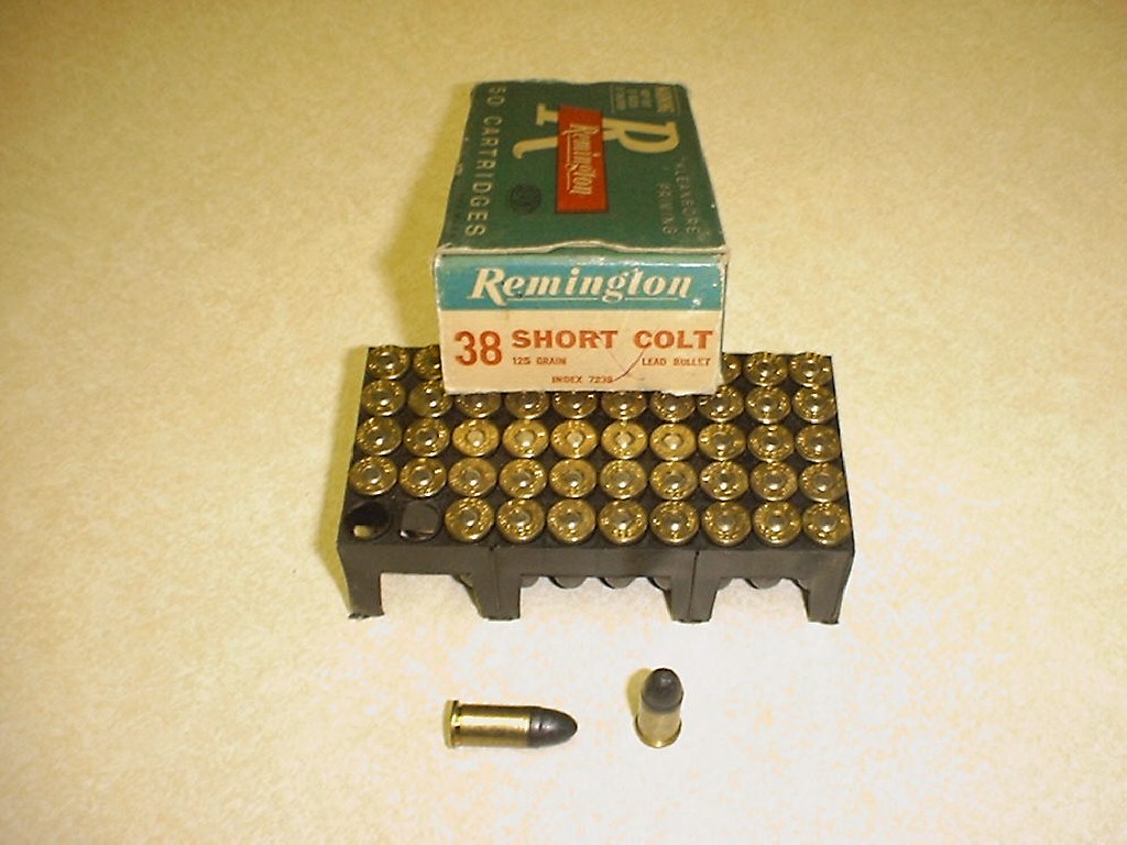 Remington 38 short colt ammo