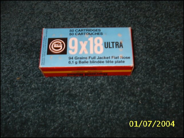 Geco 9x18 Ultra Ammo, For Sale at GunAuction.com - 6321432