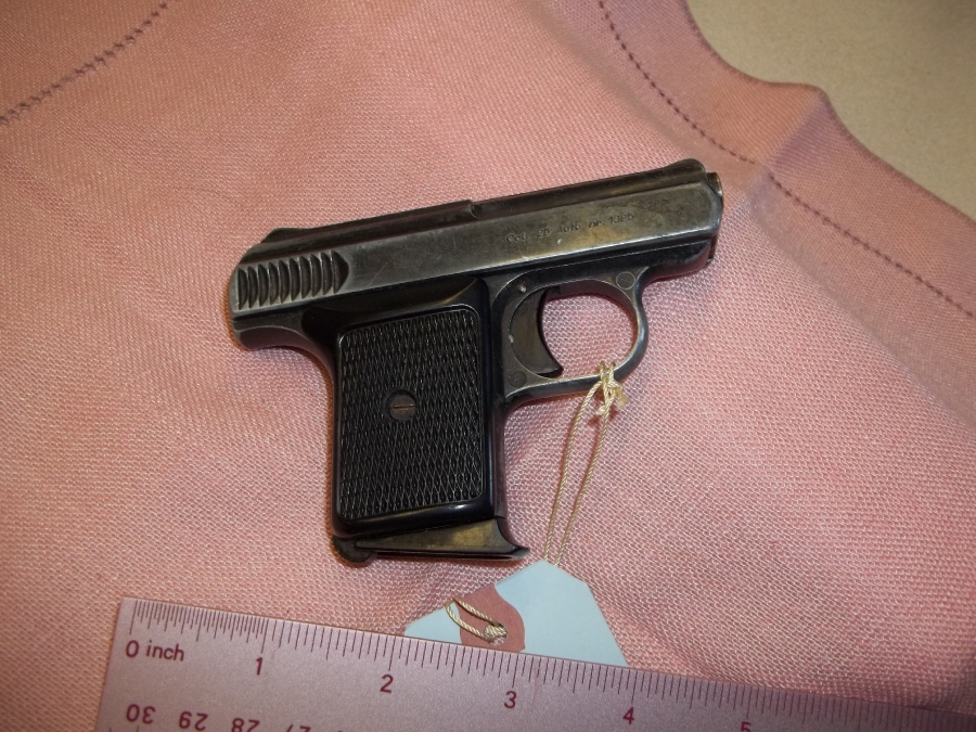 Pic .25 Auto Pistol Very Small For Sale at GunAuction.com - 12767224