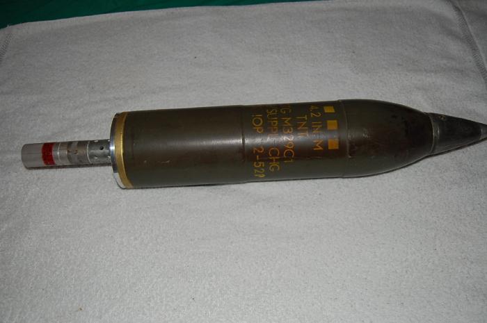 4.2 Inch(107mm) Mortar Round M329c1 For Sale at GunAuction.com - 9526922