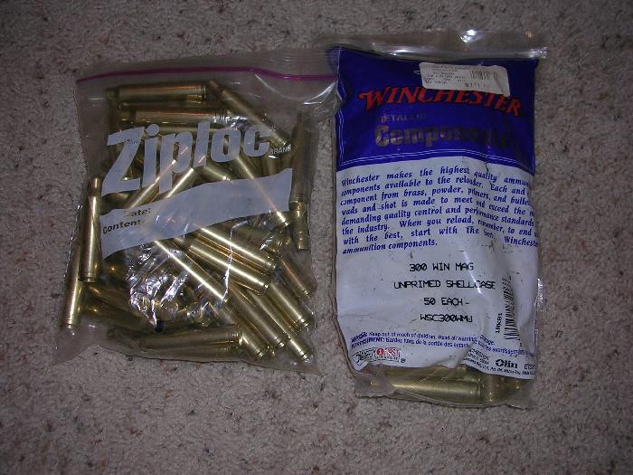300 Win Mag Brass 100 Count Fired Once For Sale at GunAuction.com - 8446402