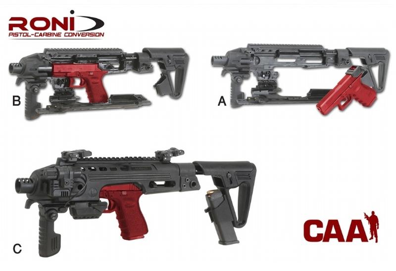 Caa Roni Pistol-Carbine Conversion - Glock 17 18 19 23 For Sale at ...