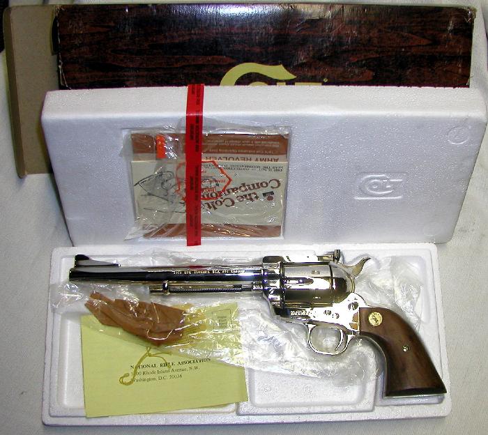 Colt Saa New Frontier .357 Nickel 7 1/2 For Sale at GunAuction.com ...