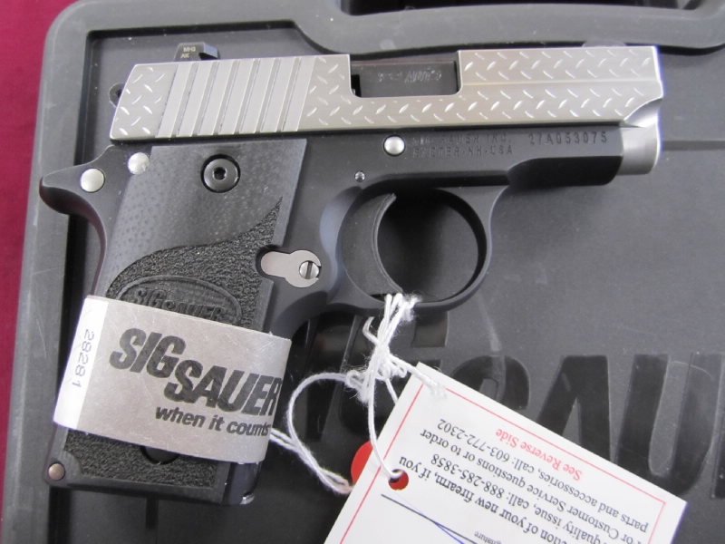 Sig Sauer P238 - Diamond Plate .380 Acp, Nib For Sale at GunAuction.com ...