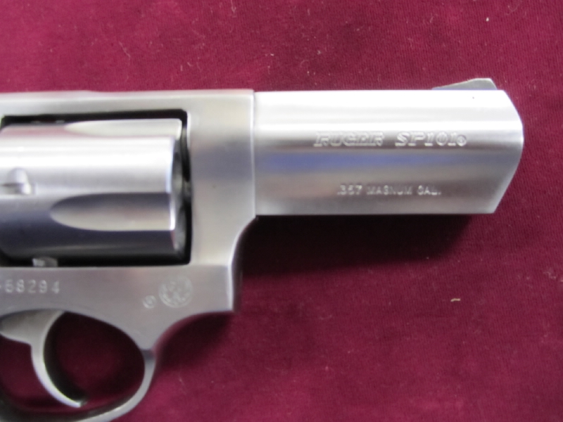 Sturm, Ruger & Co. Ruger Sp101 Stainless .357 Mag, 3in Bbl-2 Grips For ...