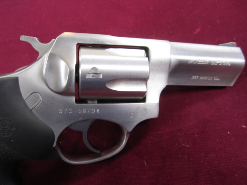Sturm, Ruger & Co. Ruger Sp101 Stainless .357 Mag, 3in Bbl-2 Grips For ...