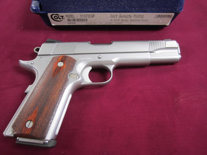 Colt 1911 Gunsite Series 70 .45acp, W/Box For Sale at GunAuction.com ...