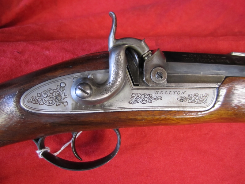 Black Powder Gallyon Lock 12ga. Vent Rib, W/ Ram Rod-Custom For Sale at ...