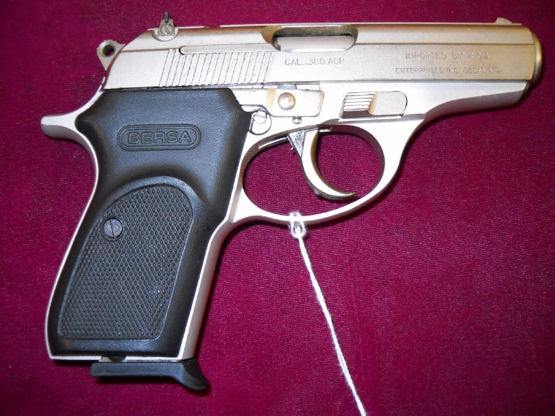Bersa Series 95 .380 Acp, Nickel For Sale at GunAuction.com - 10593489